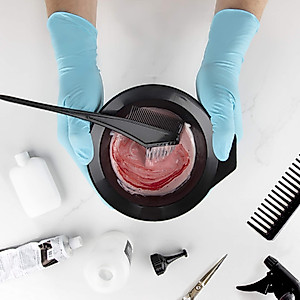 HALYARD Blue Nitrile Exam Gloves, Powder-Free, Non-Sterile, 5.9 mil, 9.5", Blue, Medium, 53102 (Box of 100)