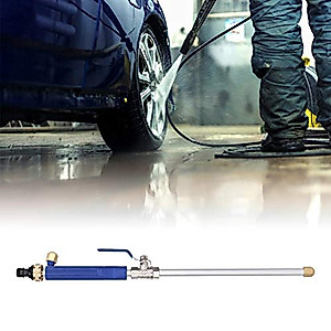 High Pressure Washer Gun, Aluminum Alloy High Pressure Water Gun Powerful Cleaner Washer Spray Nozzle Cleaning Tool for Washing car Window Bathroom and Garden Plants