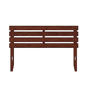 AFI, Oxford Queen Headboard with Attachable USB Charger, Walnut