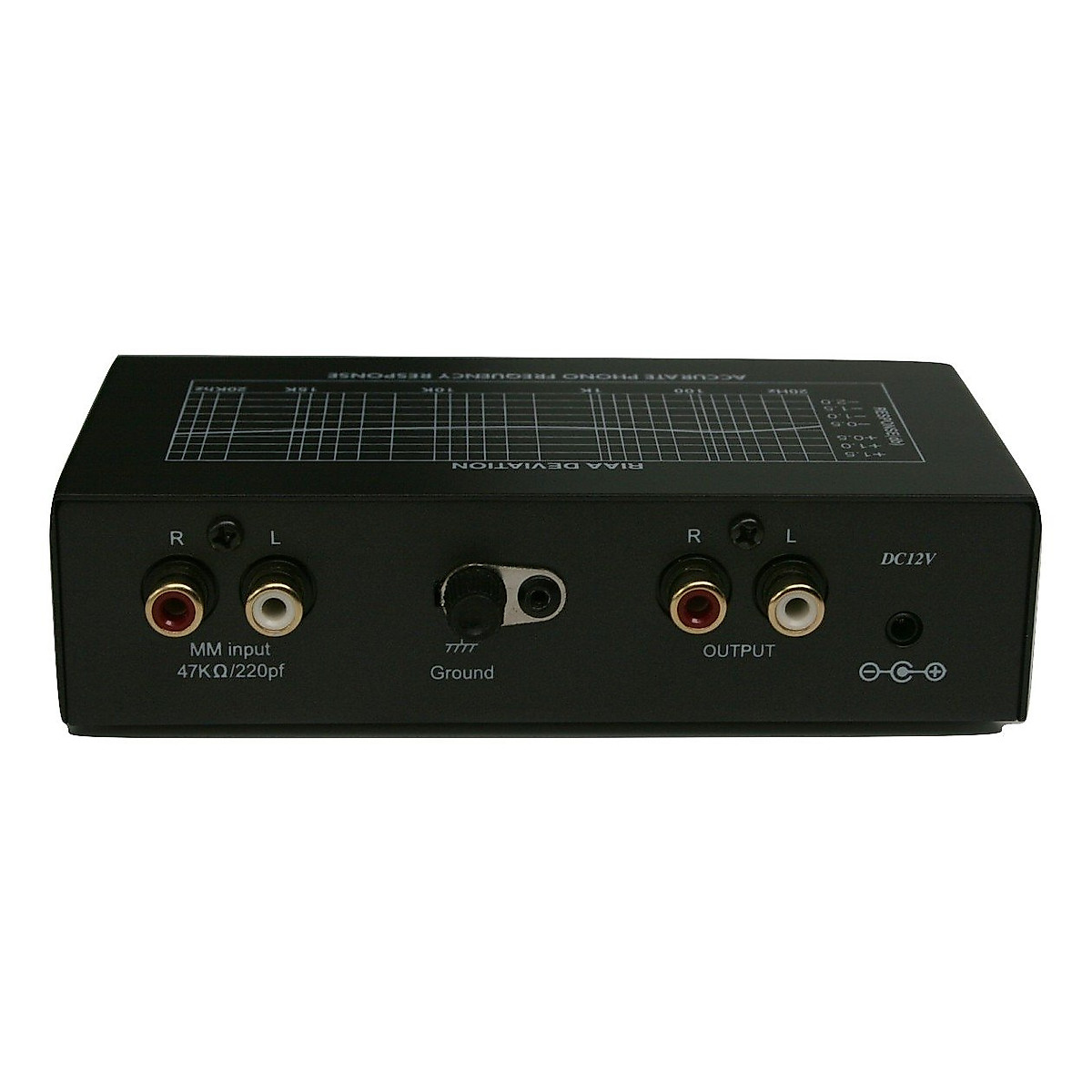 Technolink TC-750LC Audiophile RIAA Phono Preamp with Output Level Control, 85dB S/N; Black or Silver, Your Choice (Black w/ 1000mA Adaptor Upgrade)