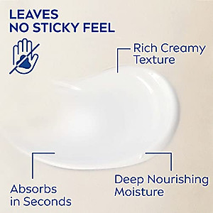 NIVEA Cocoa Butter Body Cream with Deep Nourishing Serum, Cocoa Butter Cream for Dry Skin, 16 Ounce Jar