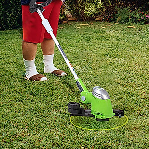 THTEN Trimmer Replacement Spools Cap Covers Compatible with Greenworks 21332 21342 24 Volt 40V 80V Cordless Weed Eater with 3411546A-6 Cap Covers Parts Auto-Feed String Edger 16ft 0.065” 2925