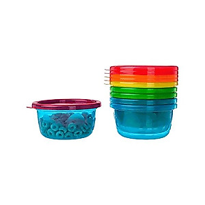 Take & Toss Toddler Bowls with Lids - 8 oz, 12 Pack