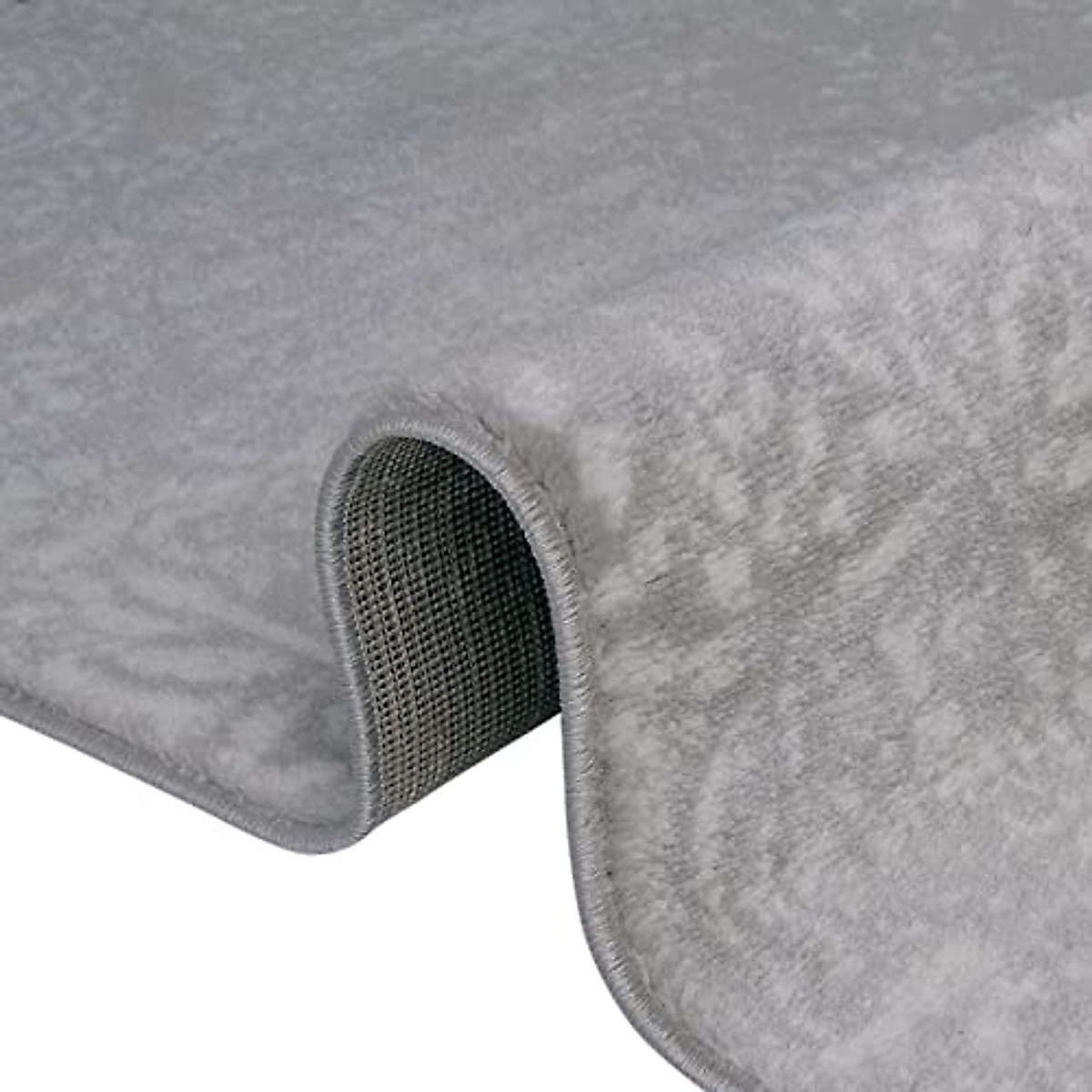 Unique Loom Sofia Collection Area Rug - Grand (8' x 10', Light Gray/ Ivory)