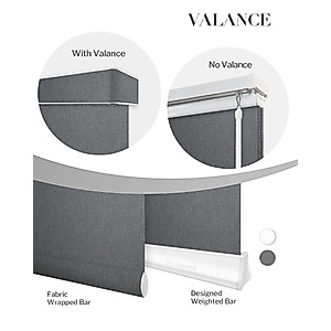 Graywind Manual Sliding Panels 100% Blackout Privacy Panel Track Blinds Wand Control Window Blinds for Patio Sliding Glass Door Large Windows Width Up to 153", Custom Size (Dark Grey)