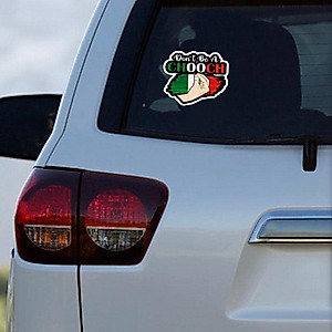 3 Pcs - Dont Be A Chooch Italy Stickers Italian Flag - Gifts Decoration Auto Tablet Laptop Wall Window Car Bumper Water Bottle Trucks 3x4 inch