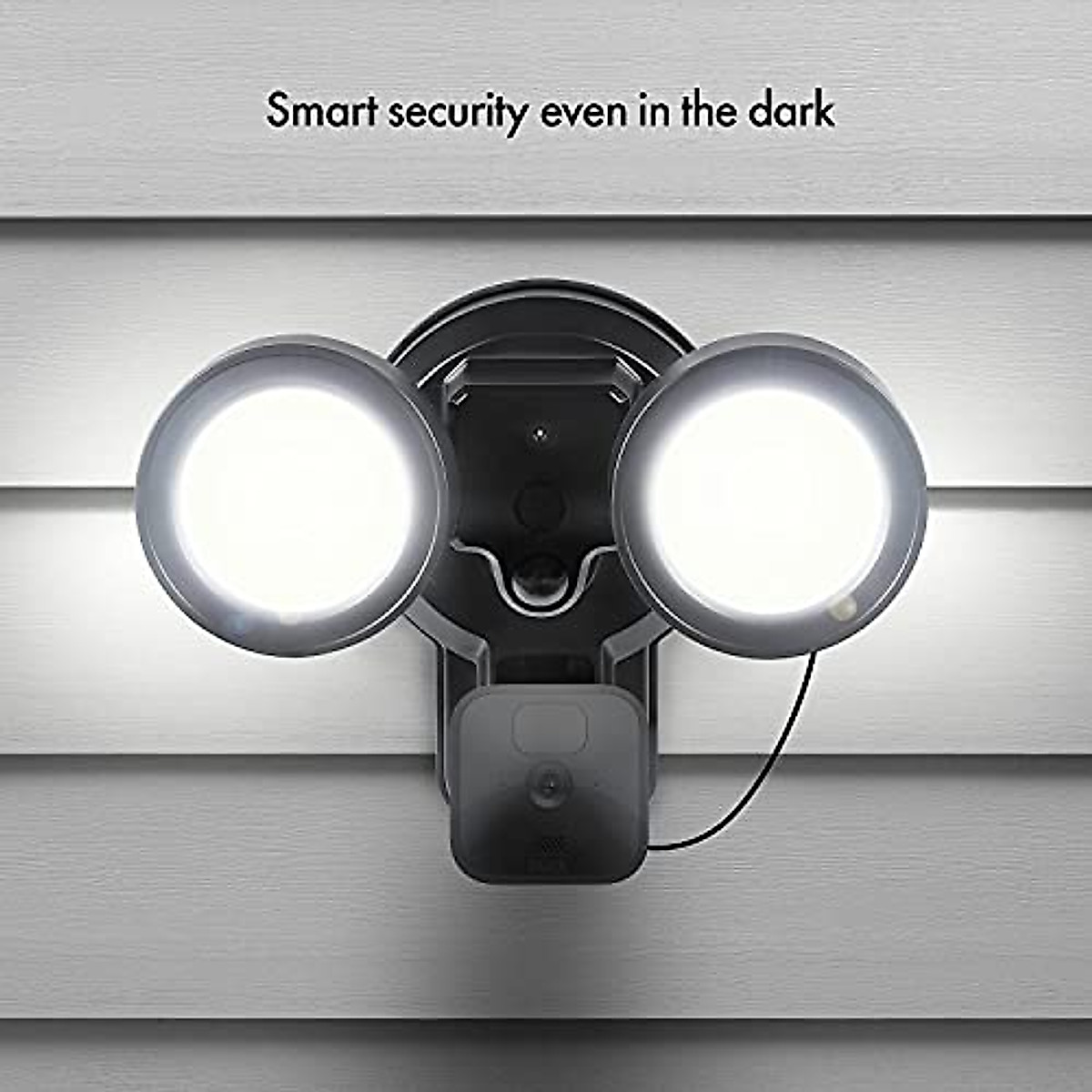 Wasserstein 3-in-1 Wired Smart Flood Light, Charger and Mount Compatible with Blink Outdoor & Blink XT2 Camera, 1500 lumens - with Motion Sensor and Timer Control (Blink Camera NOT Included)