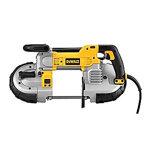 DEWALT - GID-298457 Portable Band Saw, Deep Cut, 10 Amp, 5-Inch (DWM120) Black/Yellow