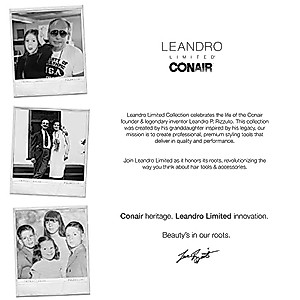 Conair Flat Iron, Carbon Infused 1" Digital Hair Straightener by Leandro Limited X Conair