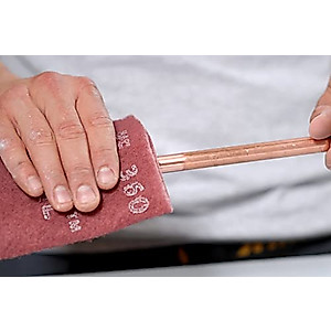 Mirka 18-118-447 25 pieces 4 1/2-Inch by 9-Inch Very Fine Scuff Pads 360 grit, red, black, grey, beige