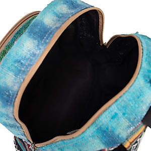 Freakmandu Collections Mushroom Hemp Backpack Bag - Eco Friendly Unique Unisex Rustic Durable