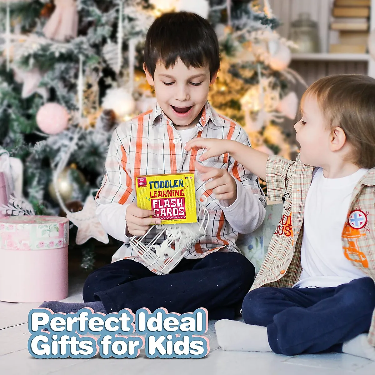 Flash Cards for Toddlers 1 2 3 4 Years, Alphabet Flash Cards with 58 Cards Colors Shapes Numbers Animals and Alphabet for Toddler Learning Activities