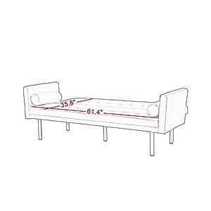 Modern Cozy Loveseat,Soft Upholstery Futon Sofa Daybed,Small Love Seat Recliner Couch for Living Room Office Apartment Compact Space Furniture Set,Solid and Easy to Assemble