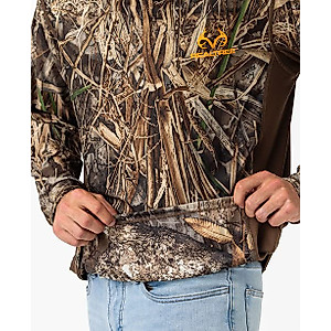 Realtree Max-7/Edge Camo Reversible Long Sleeve Performance Shirts for Hunting | Limited Edition