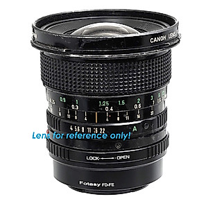Fotasy Cannon FD Lens to E Mount Adapter, FD E Mount, FD Lens to E, Compatible with Sony Mirrorless a7 a7R a7s II III IV a9 a7c Alpha 1 a6600 a6500 a6400 a6300 a6100 a6000 a5100 a5000 a3500 ZV-E10