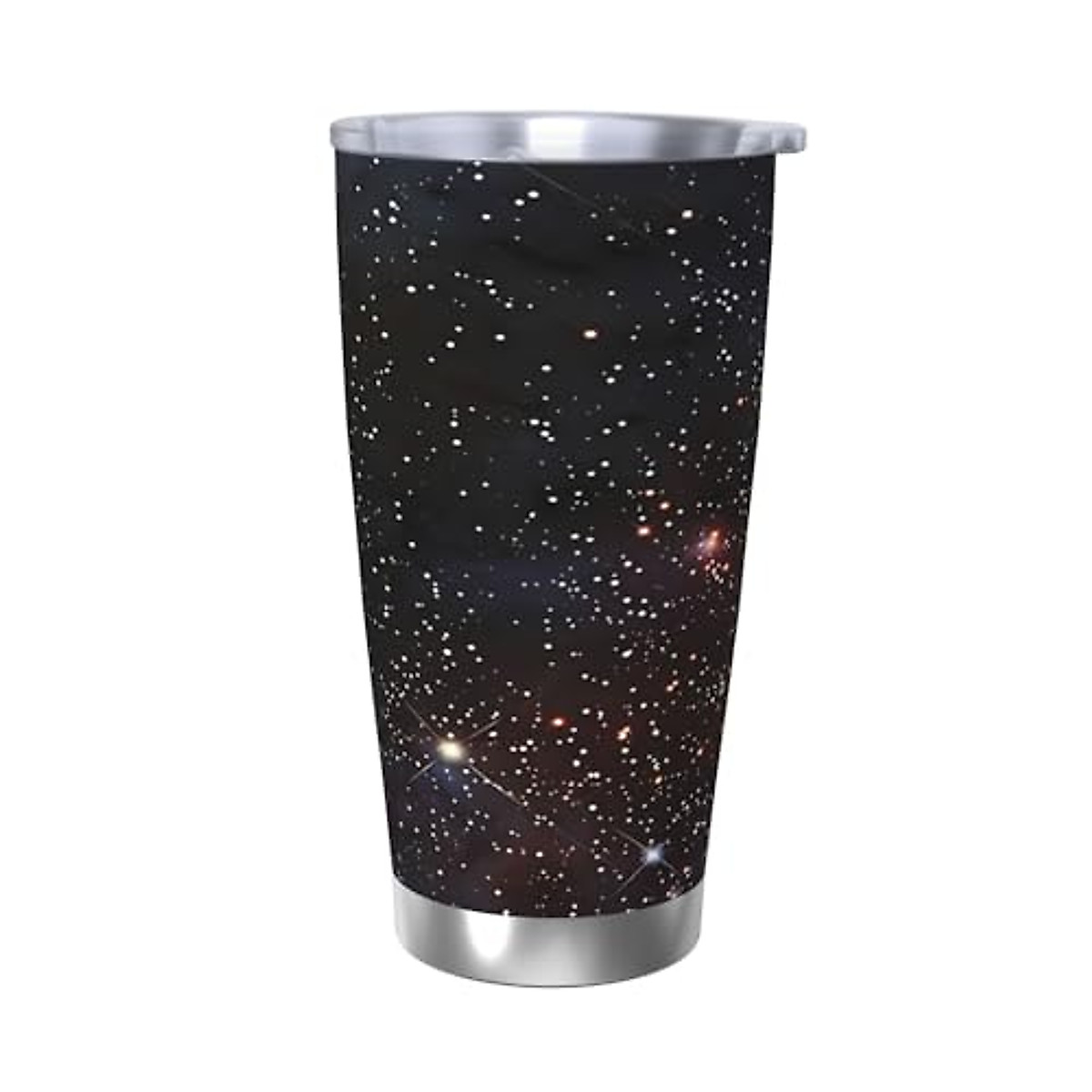AYCZN Space Stars 20 OZ Tumbler Stainless Steel Travel Coffee Mug, Galaxy Planet Insulated Water Bottle with Lid and 2 StrawsLeakproof Thermal Cup