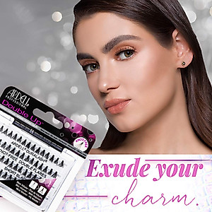 Ardell False Eyelashes Double Up Individuals Knot-Free Short Black 4 Pack