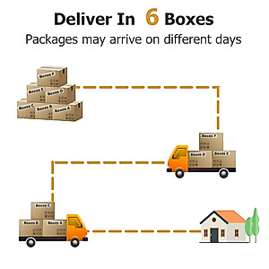 HOOOWOOO Outdoor Patio Furniture Set,10 Pieces Outdoor Sectional Furniture,Wicker Patio Conversation Sets with Fire Tables Swivel Rocking Chairs,Outside Out Door Modular Furniture,Orange Red