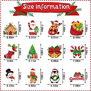 CCINEE 36pcs Christmas Hanging Foil Swirls, Xmas Hanging Decoration Christmas Foil Ceiling Hanging Swirls for Indoor Outdoor Christmas Holiday Party Supplies