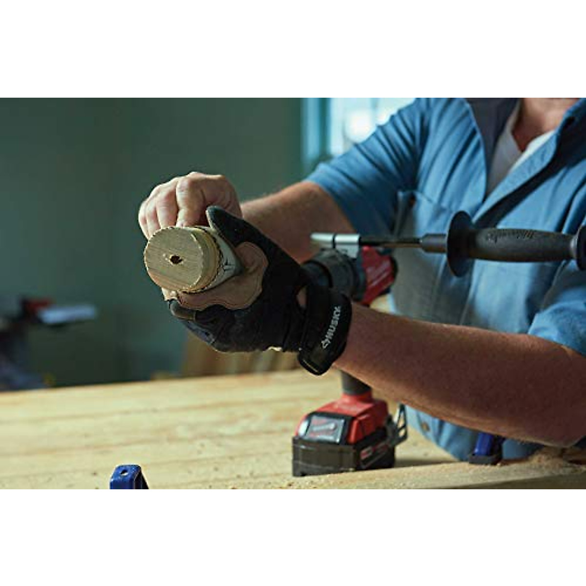 Disston QuickCore 7 pc Set - 1 Each: 1", 1-1/4", 1-1/2", 1-3/4", 2", and 2-1/2" Hole saws, Arbor with a Pilot Drill bit, Hex Key