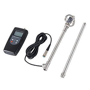 FM-100V5 Portable Velocity Flow Meter Flowmeter Water Velocity Meter Speed Range 0.01~5.00 m/s Temperature Range -10℃~50℃