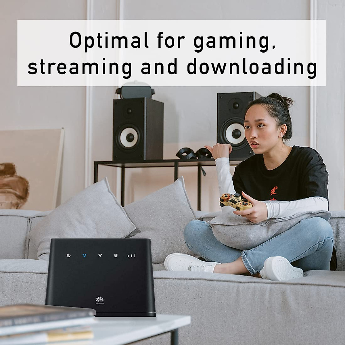Huawei B311-221 Unlocked 4G LTE 150 Mbps Mobile Wi-Fi Router (3G/4G LTE in Europe, Asia, Middle East, Africa)