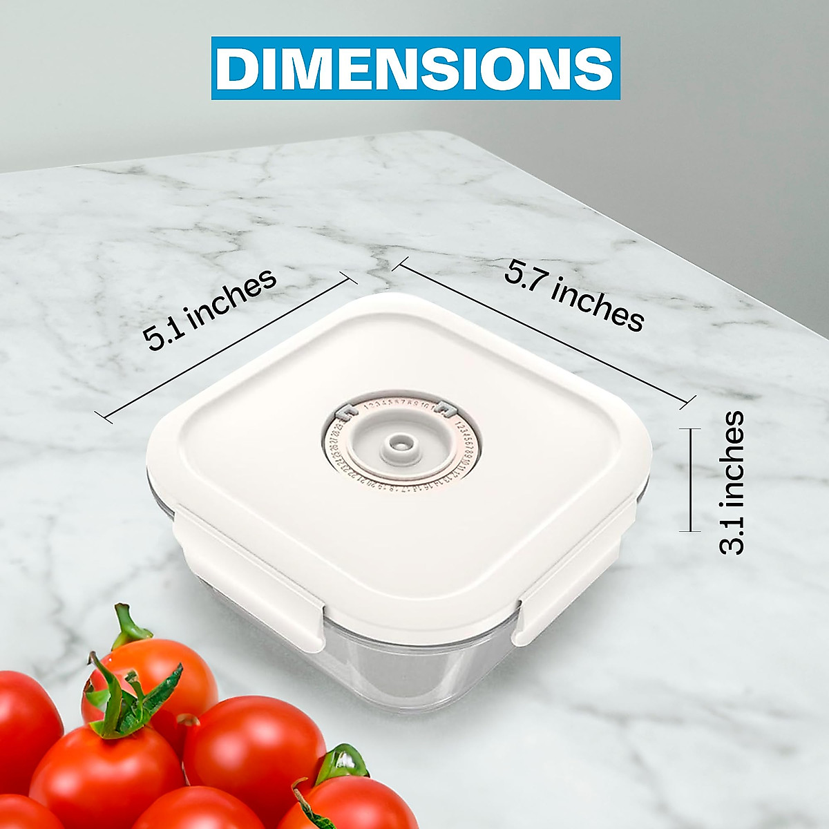 FUENTES STORE Greek Yogurt Set x 2 Pieces - Stainless Steel Greek Yogurt Maker and Reusable Food Storage Container, glass vacuum seal container (14.5x13x8 cm)