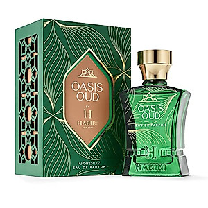 H HABIBI Oasis Oud Find Your Signature Scent with this Luxury EDP for Men and Women - Eau de Parfum Fragrance - 2.5 fl oz of Unique & long-lasting Perfume