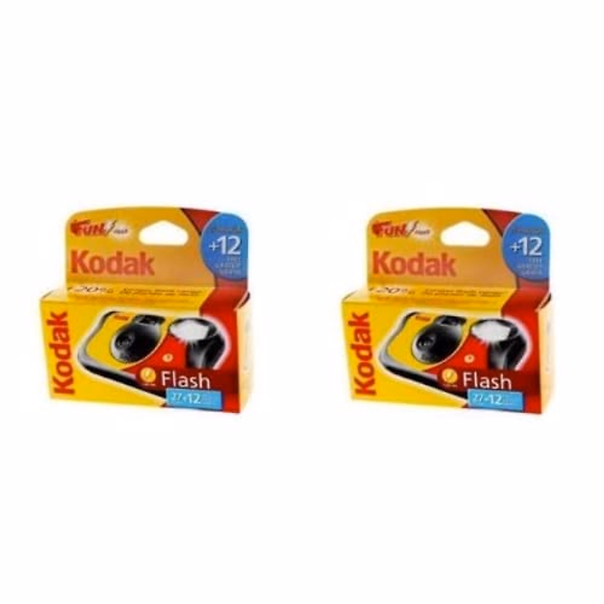 KODAK Fun Flash Disposable Camera – 39 Exposures Pack of 2