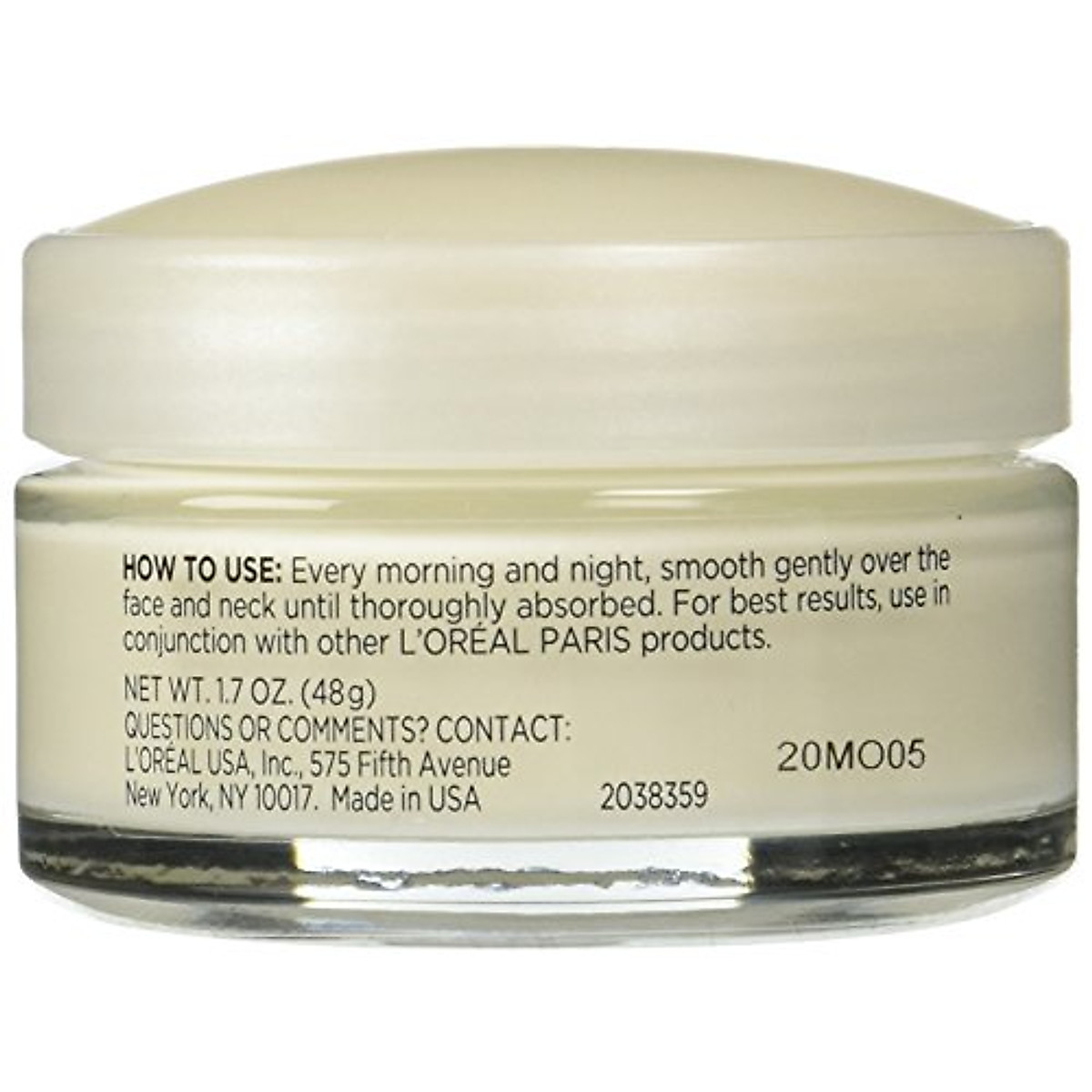 L'Oreal Paris Wrinkle Expert 45+ Anti-Aging Face Moisturizer with Retino-Peptide, Non-Greasy, Suitable for Sensitive Skin, 1.7 fl. Oz