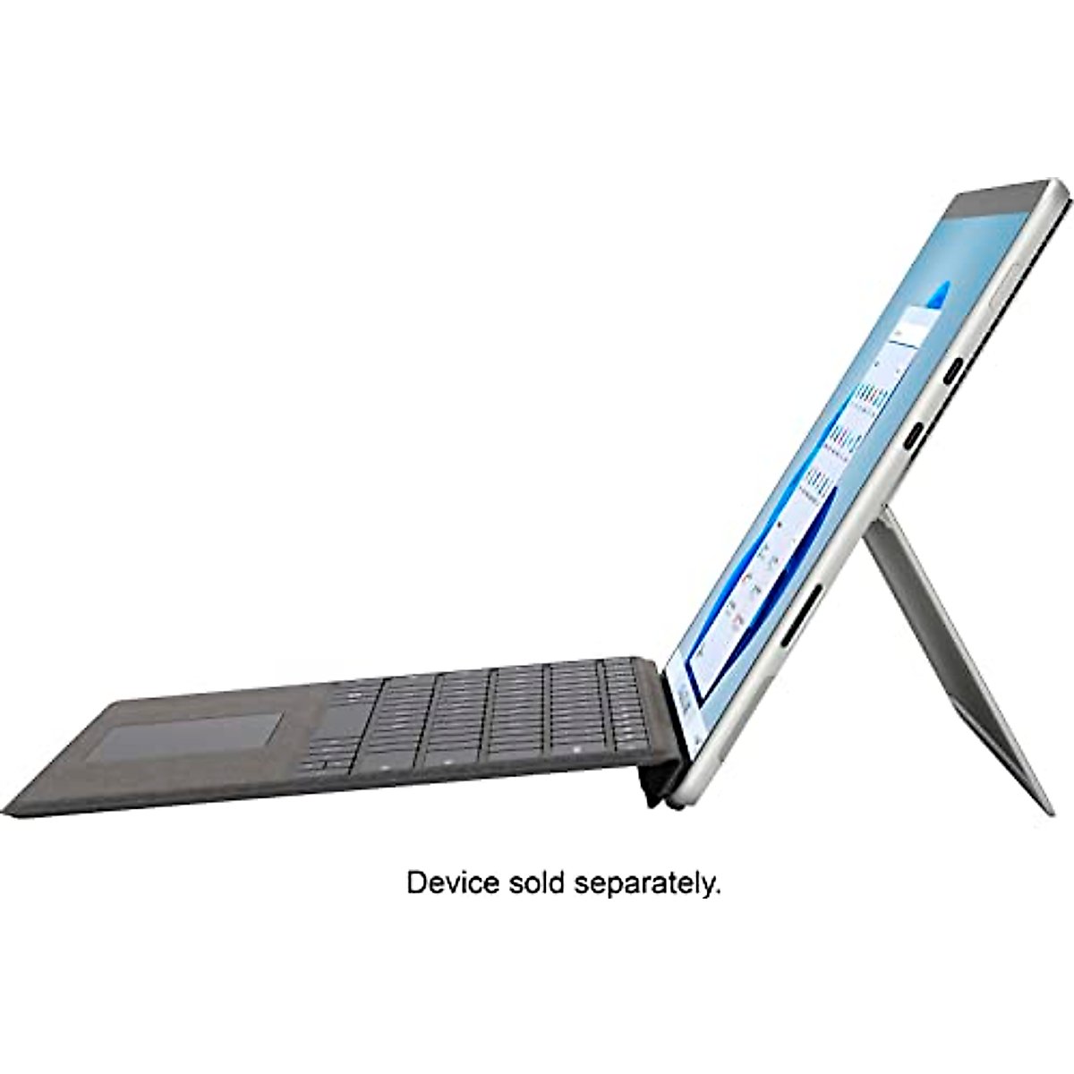 Microsoft Surface Pro 8 Tablet, 13" QHD Touchscreen, Intel Core i5-1135g7 (Up to 4.2GHz), Intel Iris Xe Graphics, 8GB DDR4 RAM, 256GB PCIe SSD, Device Only, Windows 11h, Platinum, with MTC Stylus Pen