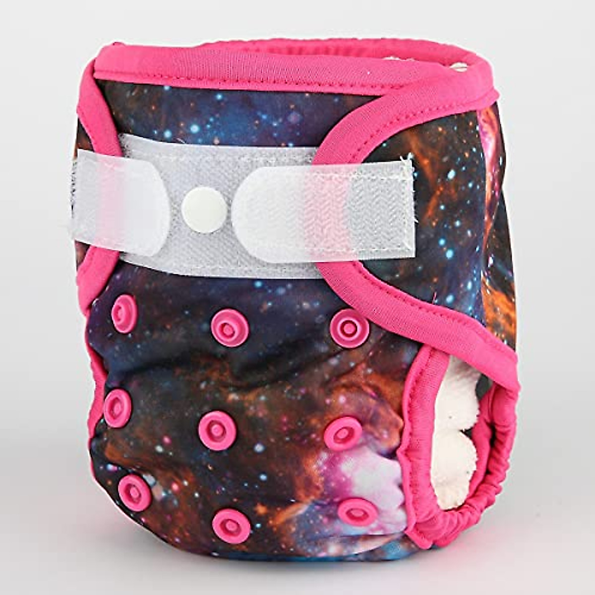 Newborn Baby Cloth Diaper Cover Nappy Hook and Loop (Solar System)