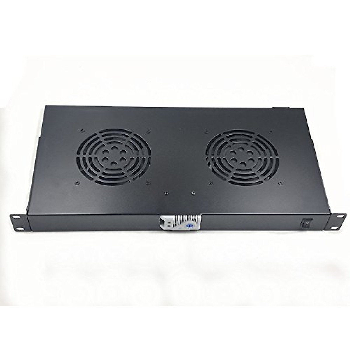 RAISING ELECTRONICS Rack Mount Temperature Control Server Fan Cooling System with 2 Fans 1U