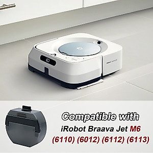 Garbage fighter Replacement Water Tank Box Compatible with IROBOT Braava Jet M6 (6110) (6012) (6112) (6113) Ultimate Robot Mopping Water Tank Accessories