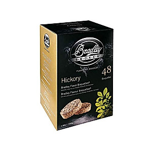 Bradley Smoker Bisquettes For Grilling and BBQ, Pecan Special Blend, 48 Pack