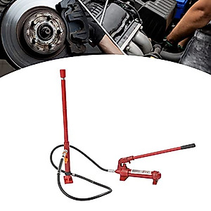 Auto Body Frame Repair Kit, 6 Ton Portable Hydraulic Jack Power Lift Ram, 15PCS Floor Standing Lifting Pushing Pulling Bending Kit for Automobile Bodies and Frames, Trucks