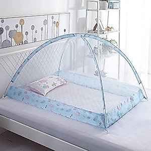 Crib Mosquito Net Breathable Crib Netting Canopy Universal Size Crib Tent Foldable Protection Mesh Net Cover Arched Crib Bug Netting Full Cover Easy Installation