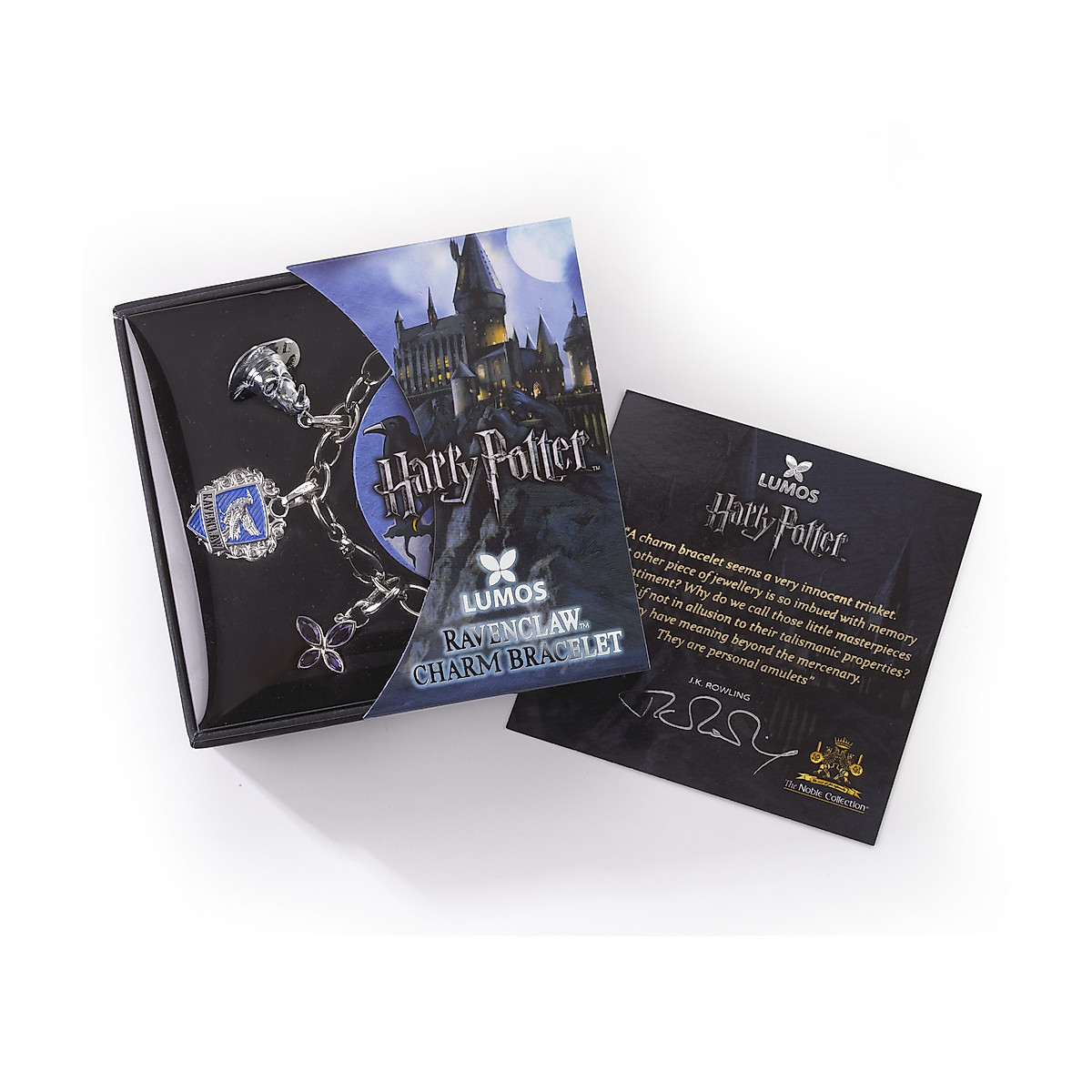 The Noble Collection LUMOS HARRY POTTER Ravenclaw Charm Bracelet