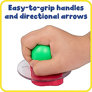 READY 2 LEARN Giant Stampers - Wild Animals - Set of 6 - Easy to Hold Foam Stamps for Kids - Arts and Crafts Stamps for Displays, Posters, Signs and DIY Projects