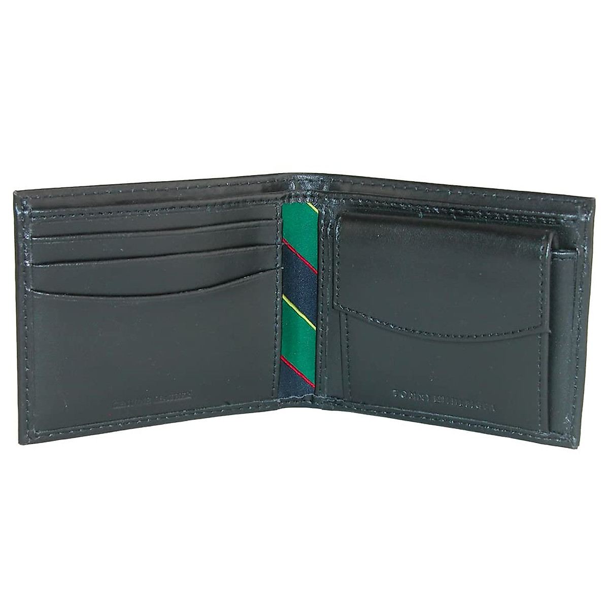 Tommy Hilfiger Leather Men's Wallet RFID Billfold With Coin Pocket