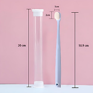 LINGXIYA Pet Toothbrushes Dog Cleaning Toothbrush Extra Soft Dog Toothbrushes for Puppy Small Dog and Cat Teeth Care Dog Toothbrush Pet Cat Dog Toothbrush 4 Pack Kit (Blue/Black/Pink/Brown)