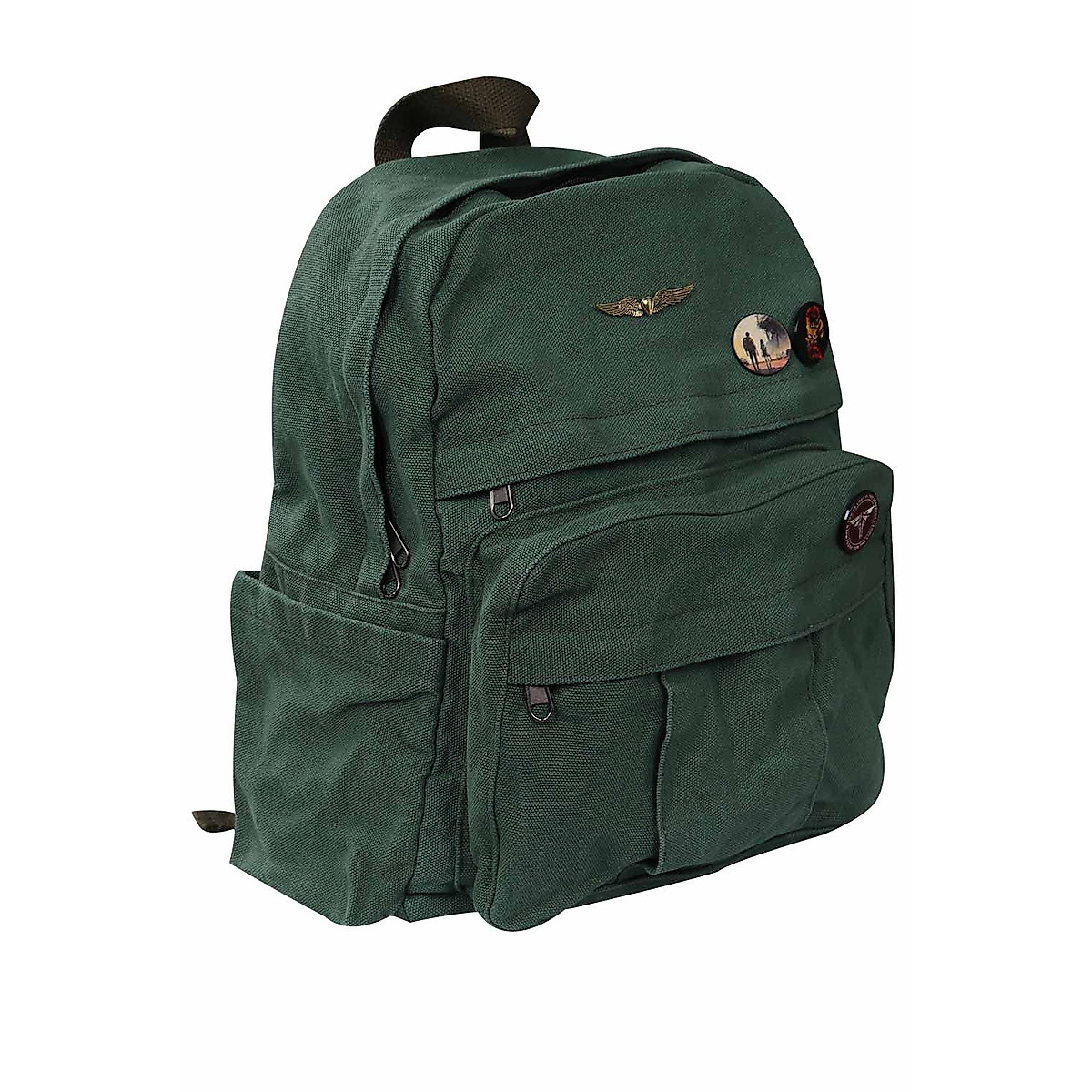Verycos Adult Joel Miller Cosplay Bag Ellie Williams Backpack Vintage Canvas Bookbag Casual Travel Tactical Daypack