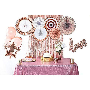 75th Birthday Decorations for Women by Hombae, 75th Anniversary Decorations, 75 Bday Decorations, Rose Gold Cheers to 75 Years Banner, 75 Birthday Decor, 75 Years Old Party Favors Supplies