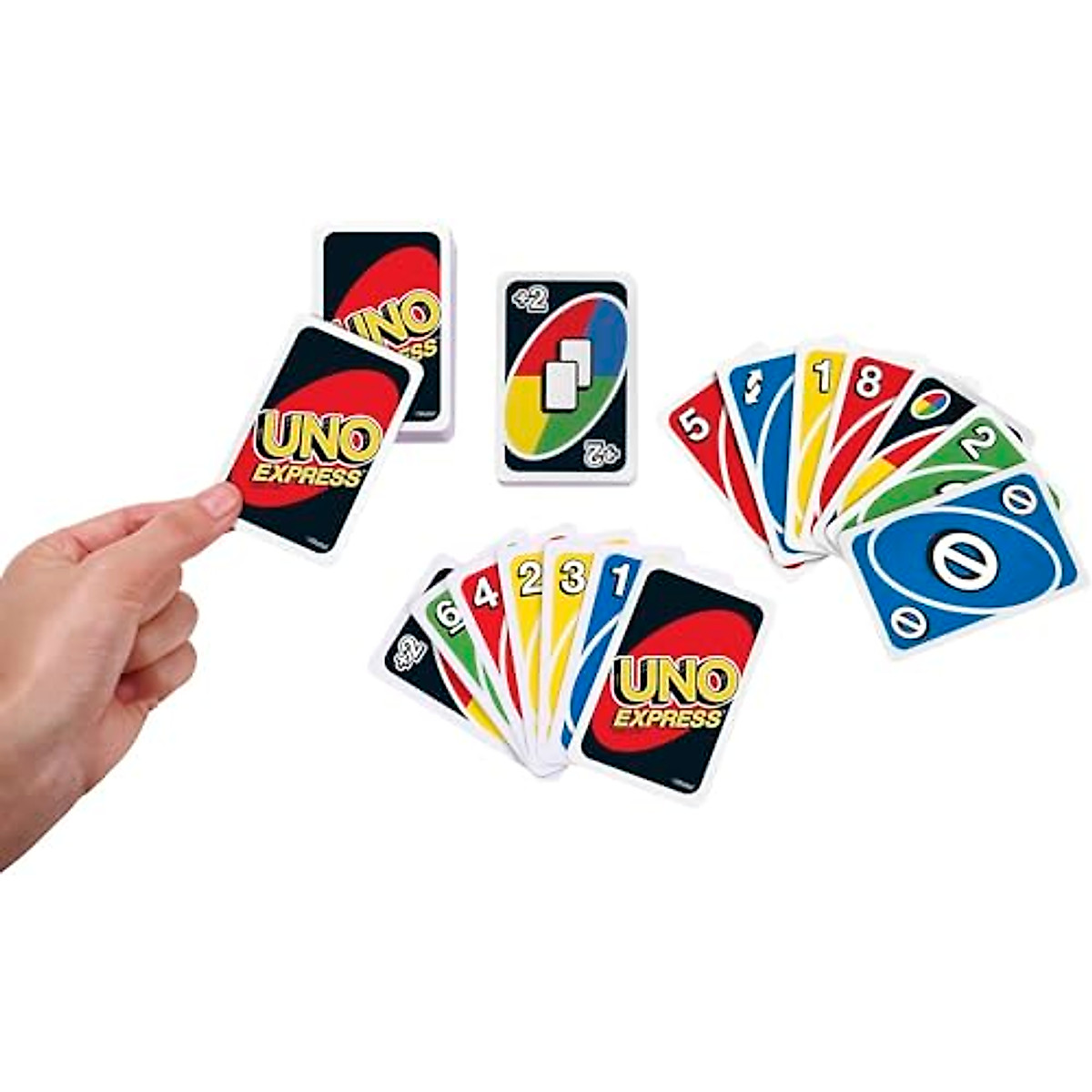 UNO - Classic Colour & Number Matching Card Game - 112 Cards - Customizable & Erasable Wild - Special Action Cards Included - Gift for Kids 7+, W2087