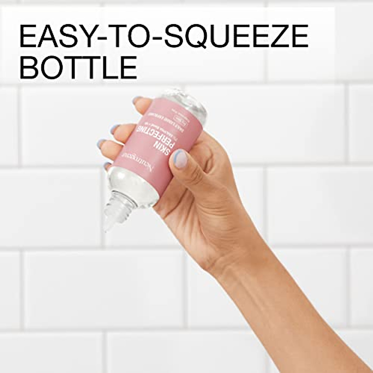 Neutrogena Skin Perfecting Daily Liquid Facial Exfoliant with 7% AHA/PHA Blend + HA to Smooth, Exfoliate & Replenish Dry Skin, Leave-On Face Exfoliator, Oil- & Fragrance-Free, 4 fl. oz