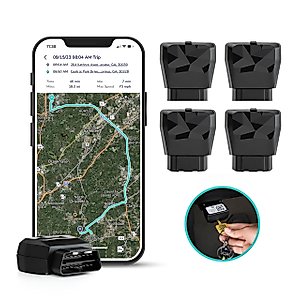 Kayo Business Fleet, GPS Tracker for Vehicles, 4G LTE & 5G, Real-Time GPS Tracking, 14-Day Free Trial, Simple Activation, Simple Plug-in Car GPS Tracker (Pack of 4)