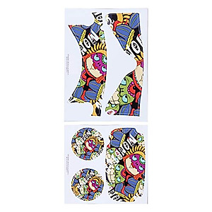 Mxzzand Scratchesproof, VR Headset Stickers, Comfortable, High Performance, VR Controller Headset Stickers,for Oculus Quest 2 Vr Gaming Glasses(Monster League)