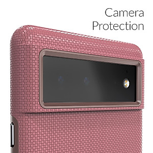 Crave Dual Guard for Google Pixel 6, Shockproof Protection Dual Layer Case for Google Pixel 6 - Berry
