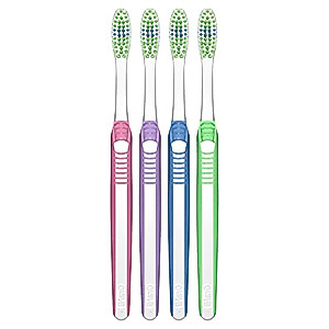 Oral-B Indicator Color Collection Toothbrushes, Soft, 4 Count