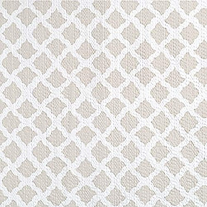 Con-Tact Brand Grip Prints Durable Non-Adhesive Non-Slip Shelf and Drawer Liner, 18" x 8', Talsiman Pale Gray